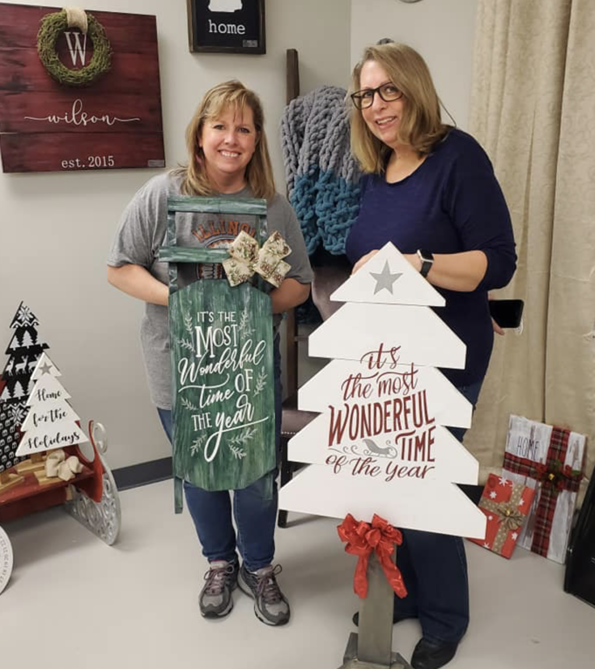 Sled, Sleigh, and Trees – The Canvas Roadshow